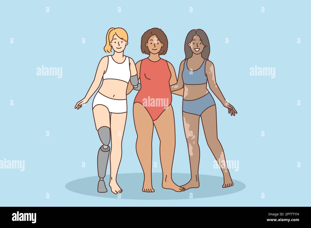 Diverse body shapes hi-res stock photography and images - Alamy
