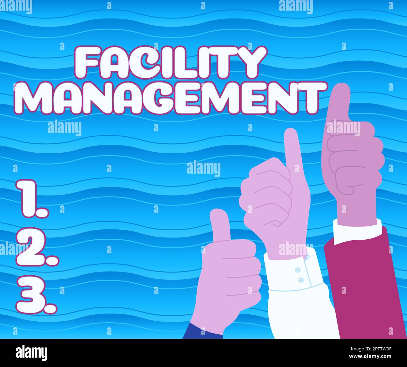 Text sign showing Facility Management, Business concept Multiple ...