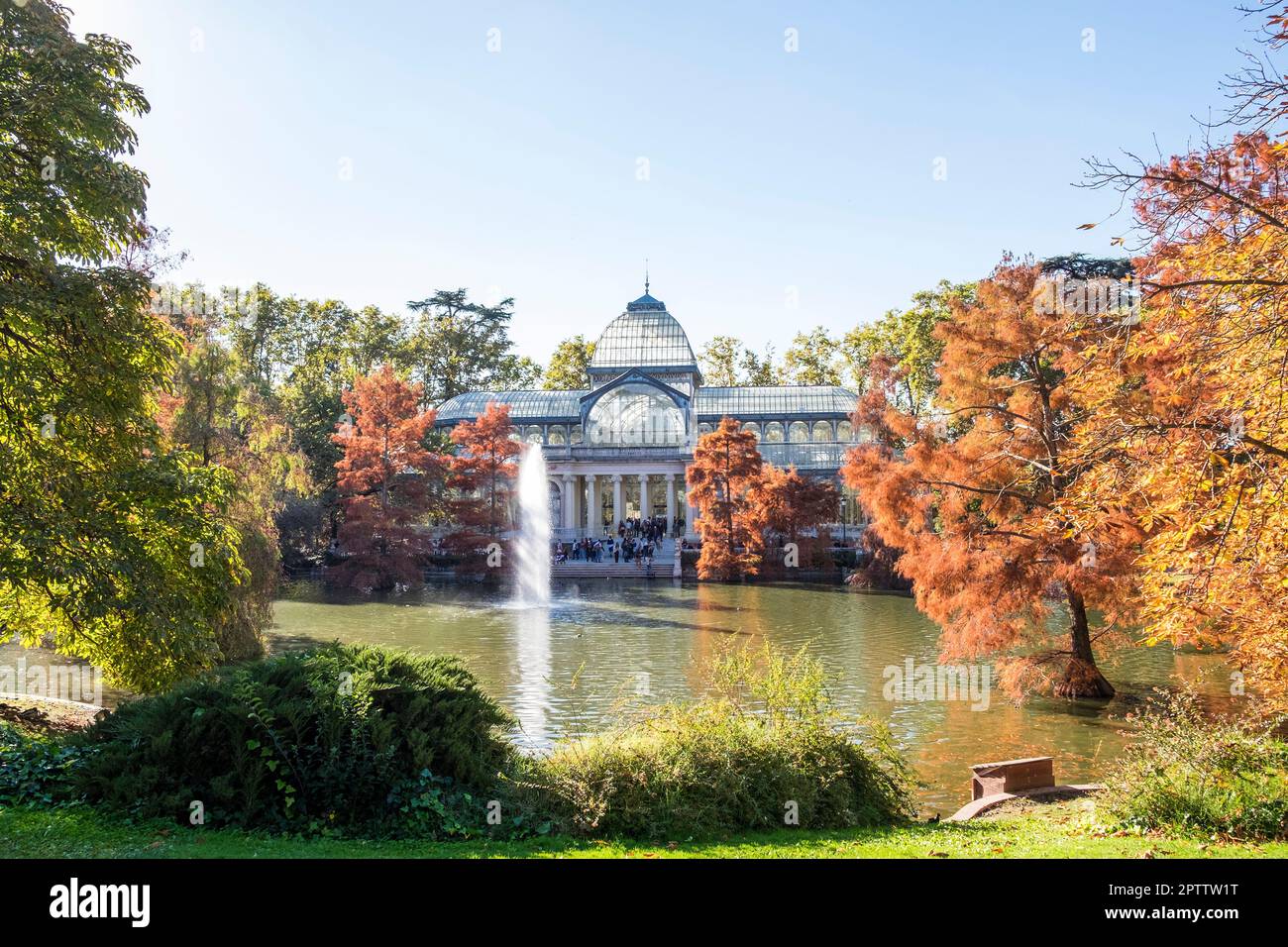 Spain, Madrid, Parque de El Retiro, Crystal palace Stock Photo - Alamy