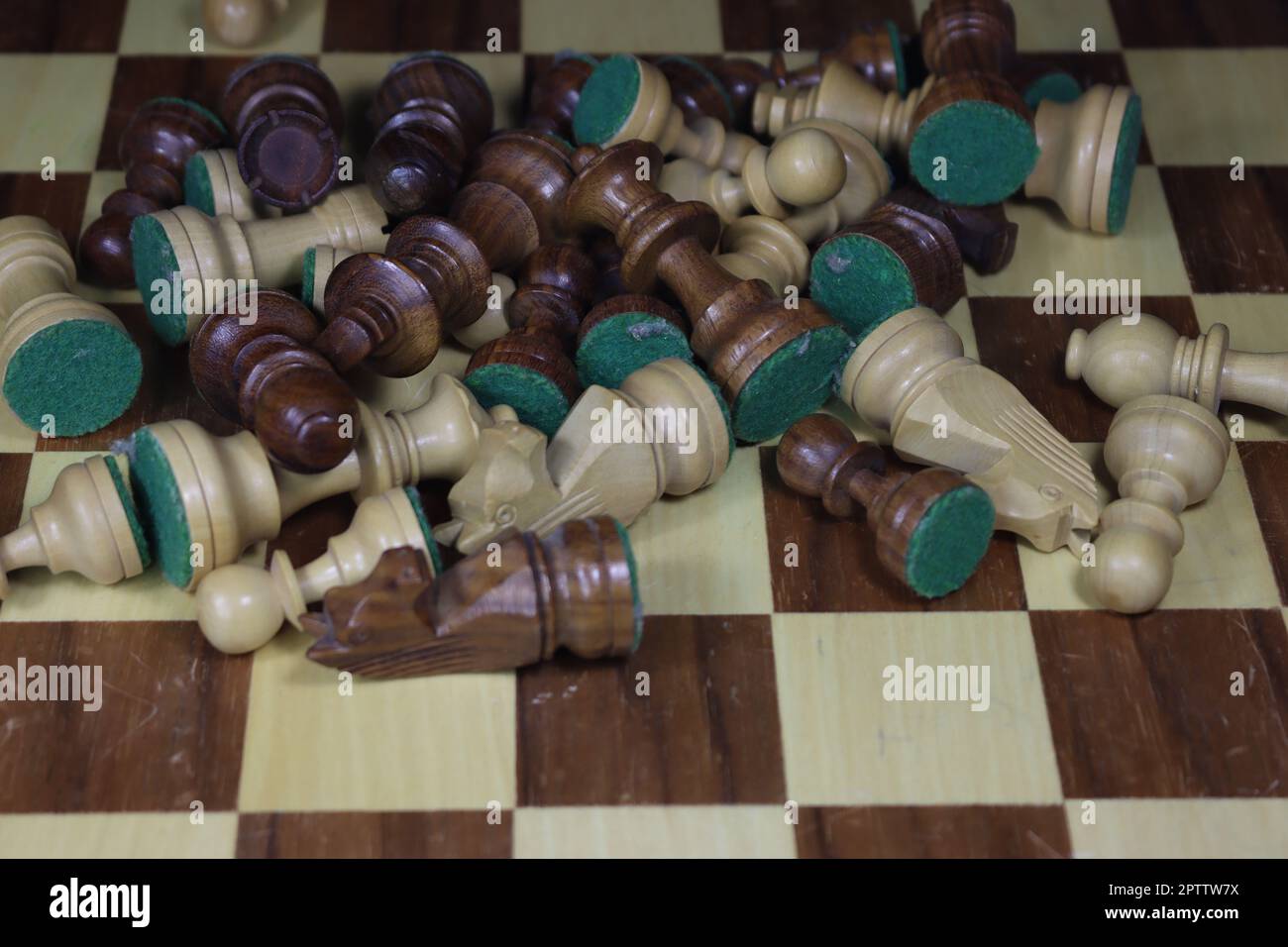 beautiful game to think strategy skill figures played Stock Photo - Alamy