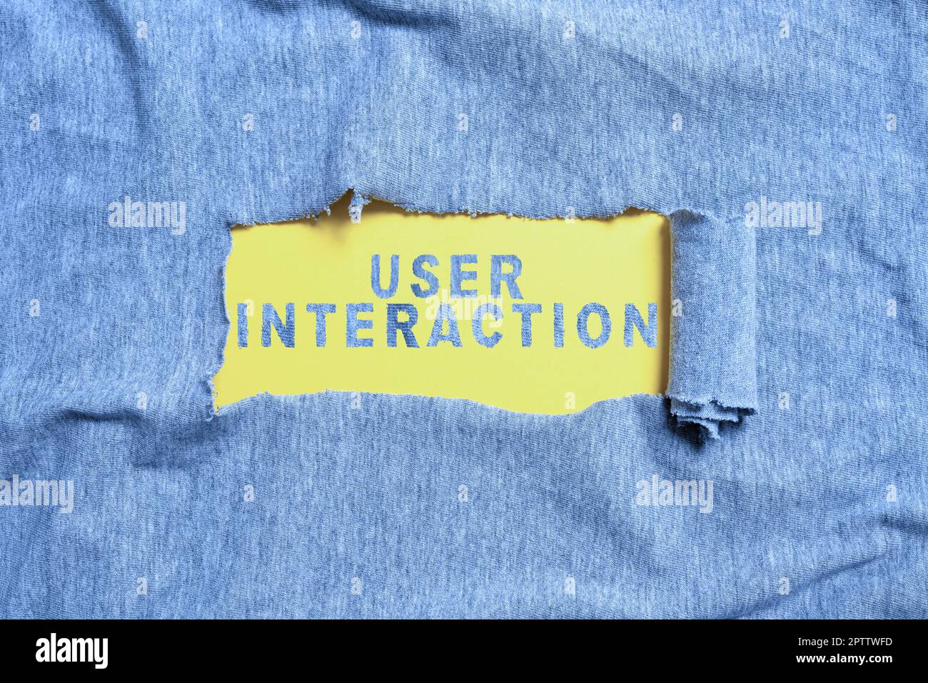 Sign displaying User Interaction, Business overview how the customer ...