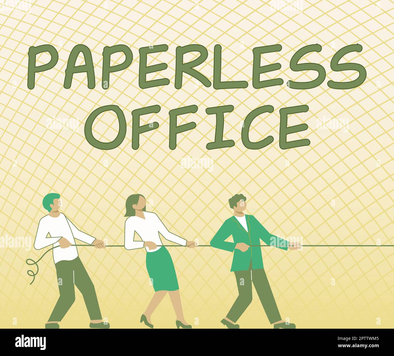 Text showing inspiration Paperless Office, Business overview work ...