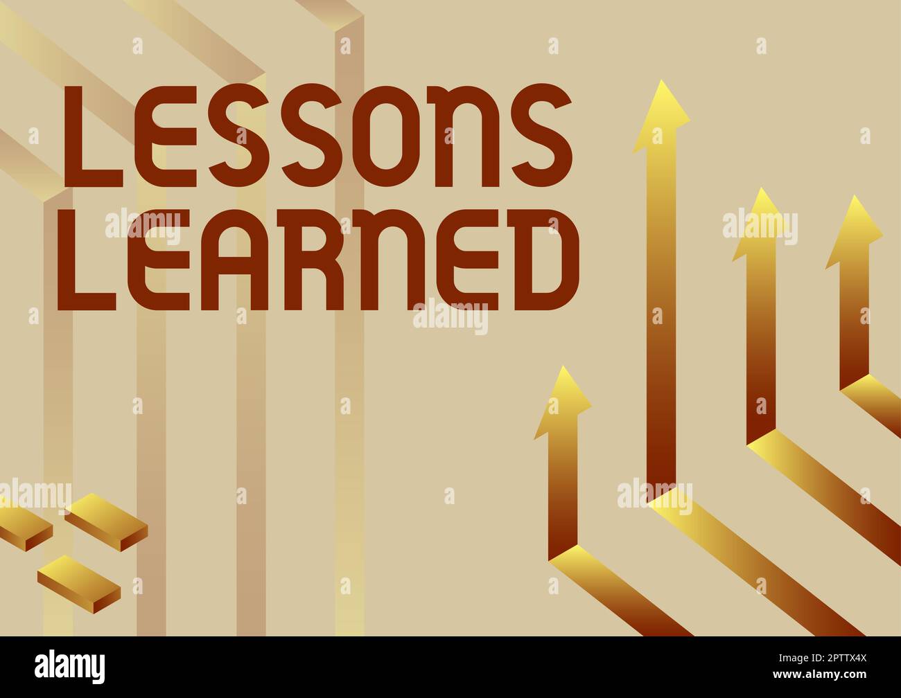 Text caption presenting Lessons Learned, Business overview Promote share and use knowledge ...