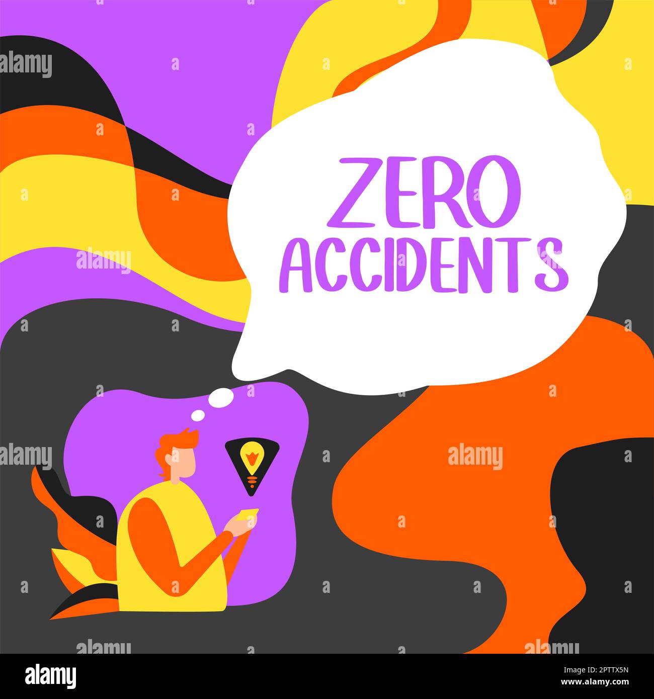 Handwriting text Zero Accidents, Business concept important strategy ...