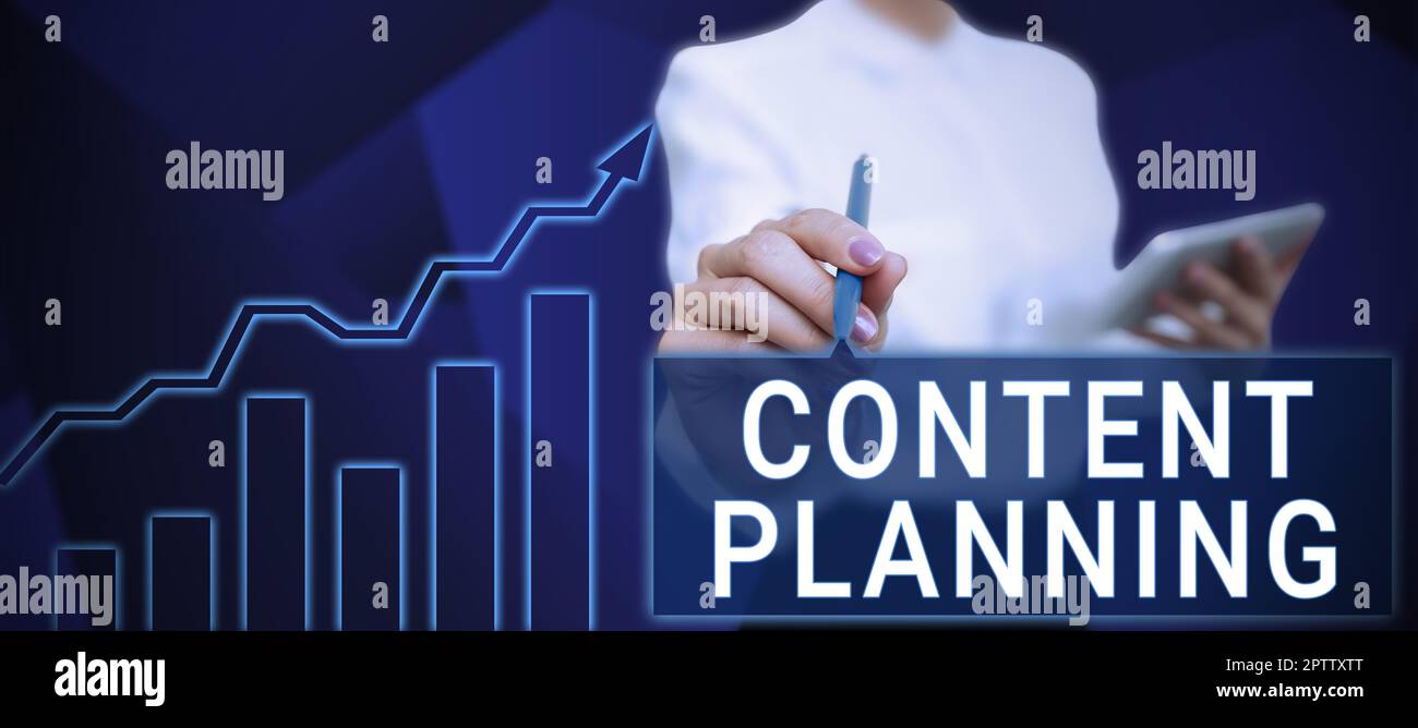 Handwriting text Content Planning, Business concept establish a fluid ... Handwriting text Content Planning, Business concept establish a fluid ...