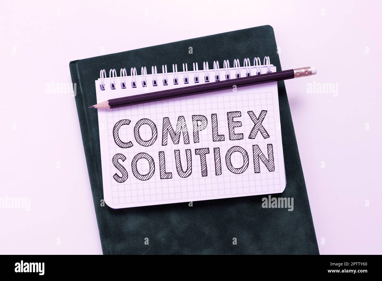 Sign displaying Complex Solution, Word Written on significant ideas ...