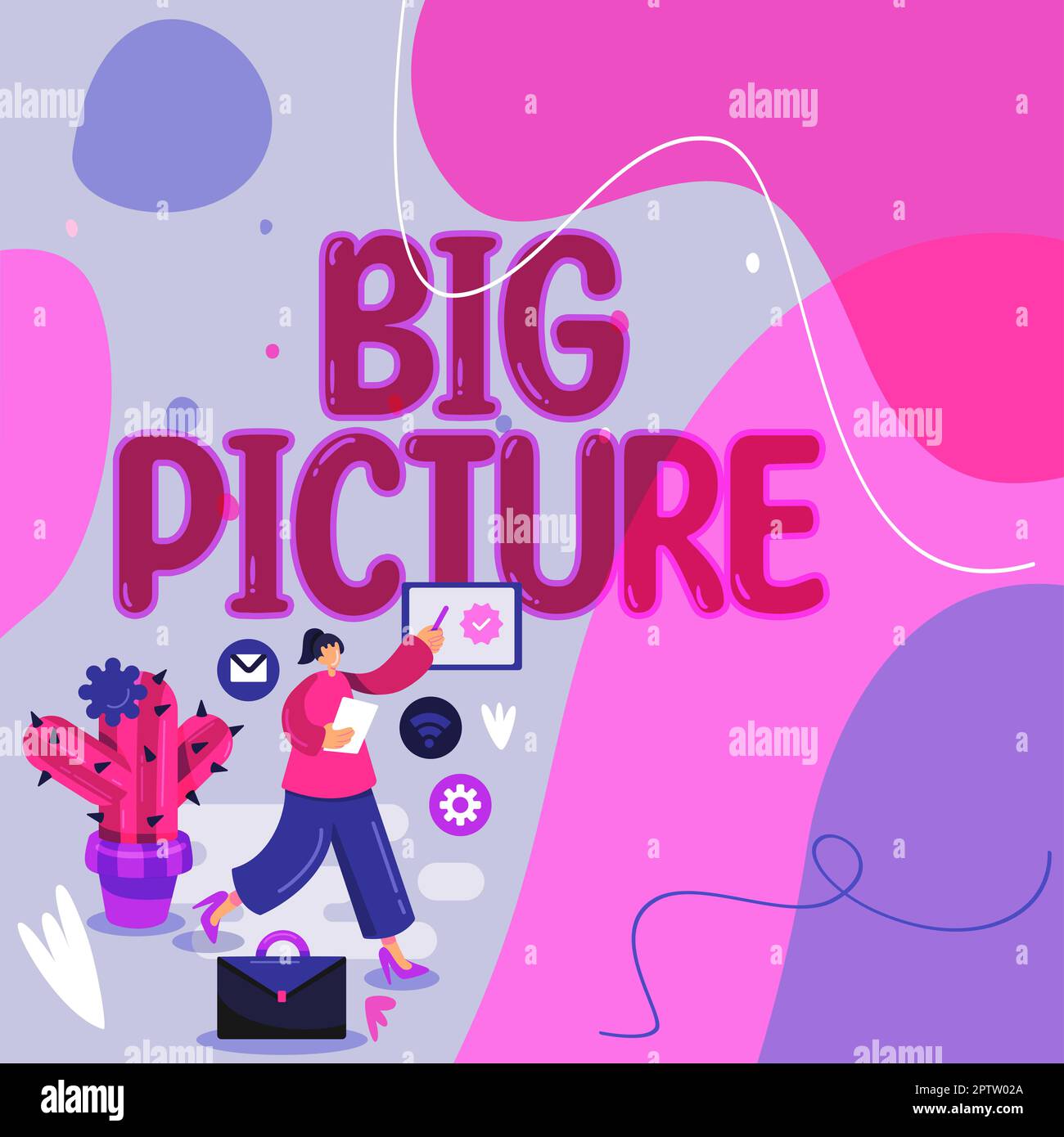 Text showing inspiration Big Picture, Concept meaning most important ...