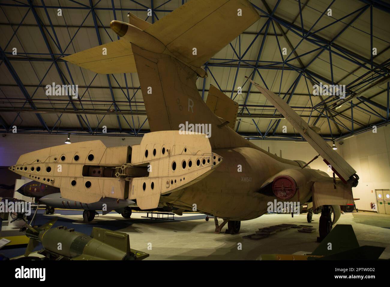 Hawker Siddeley Buccaneer S2B tail air brake Stock Photo - Alamy