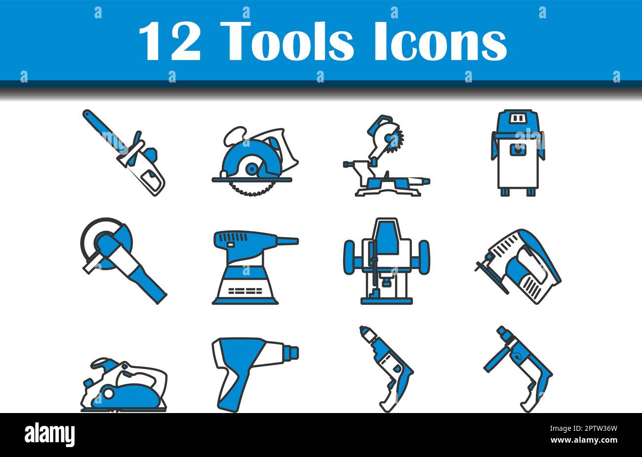 Tools Icon Set Stock Vector Image & Art - Alamy