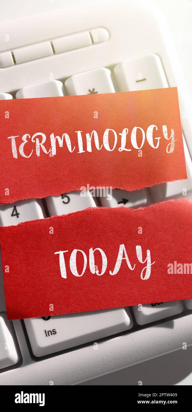 Writing displaying text Terminology, Word Written on Terms used with ...