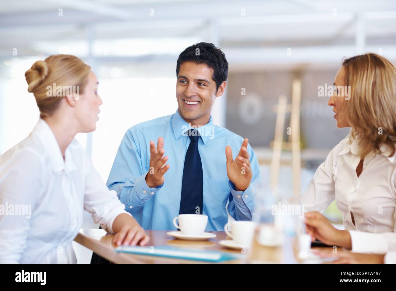 Expressing views hi-res stock photography and images - Alamy