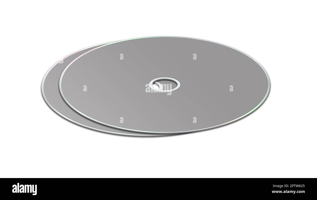 CD or DVD blank template grey for presentation layouts and design. 3D ...