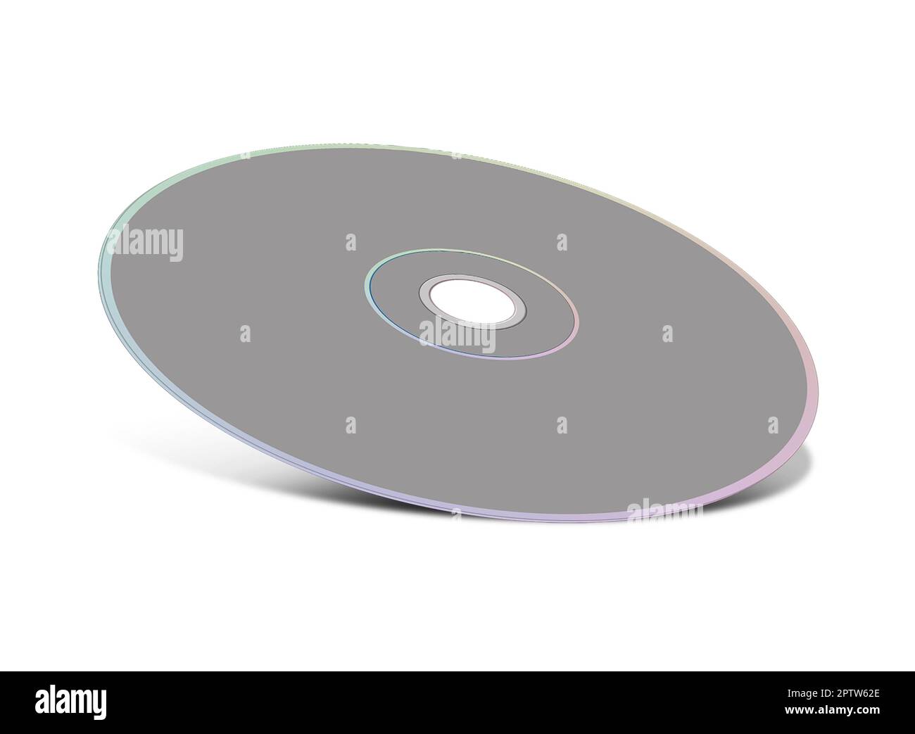 CD or DVD blank template grey for presentation layouts and design. 3D ...