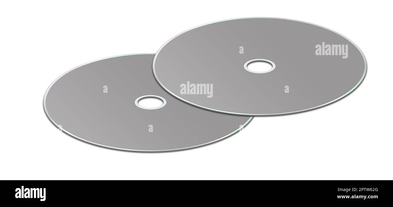 CD or DVD blank template grey for presentation layouts and design. 3D ...
