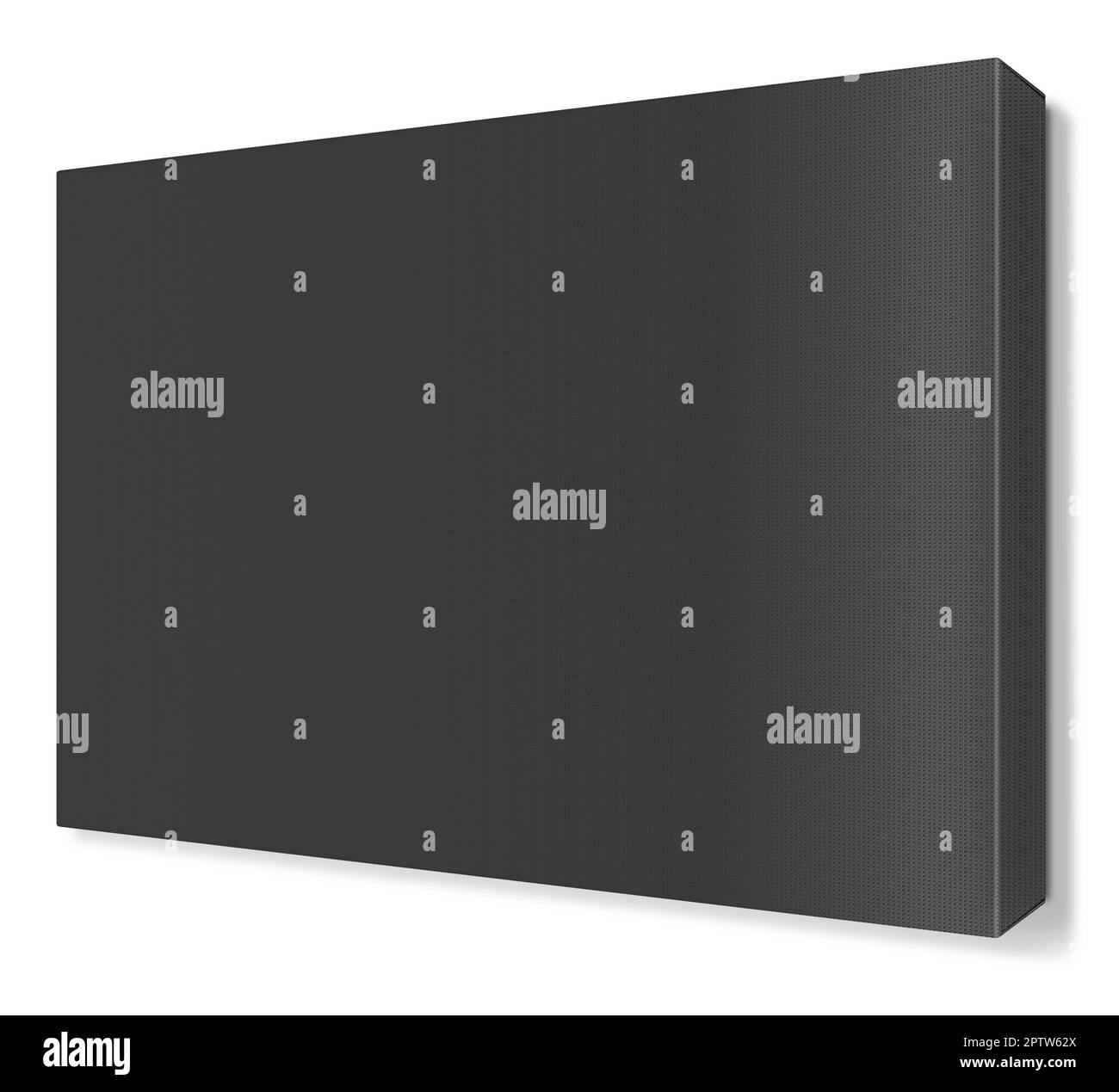 Black Canvas Wraps template for presentation layouts and design. 3D ...