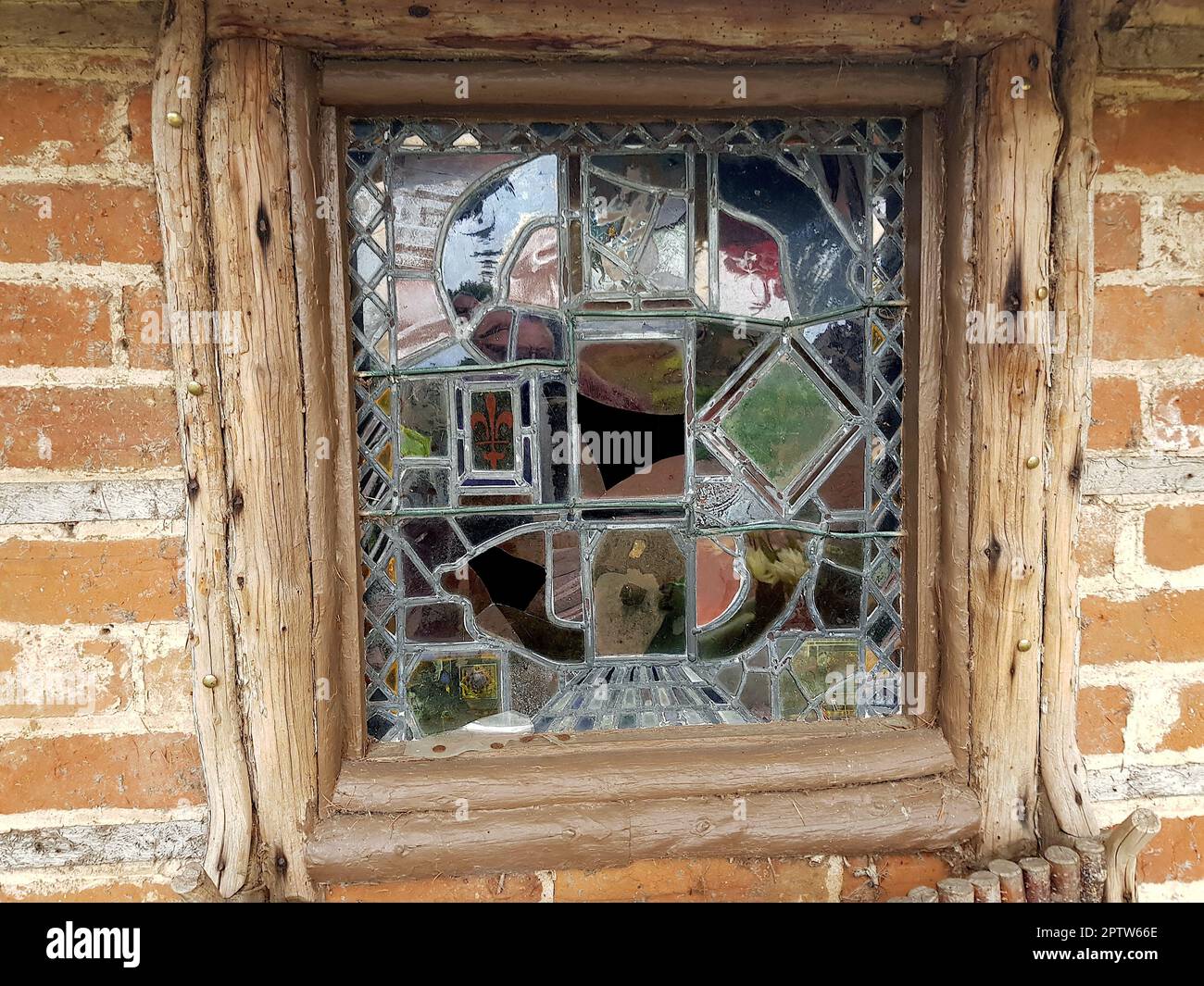 Detail of a stained glass window Stock Photo - Alamy