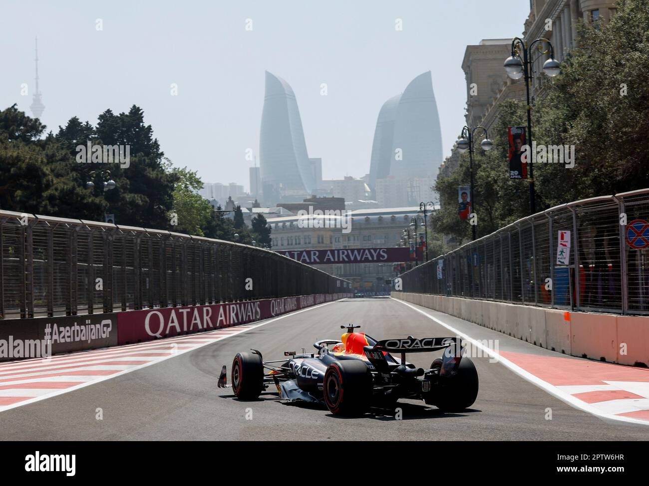 Baku, Azerbaijan. 28th Apr, 2023. #1 Max Verstappen (NLD, Oracle Red Bull Racing), F1 Grand Prix ...