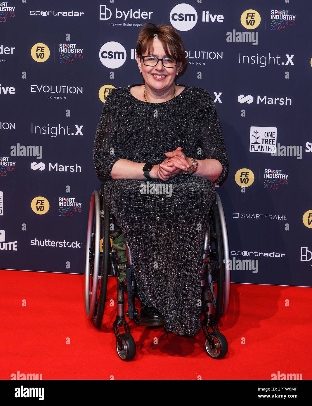 London, UK. 27th Apr, 2023. Baroness Tanni Grey-Thompson seen attending ...