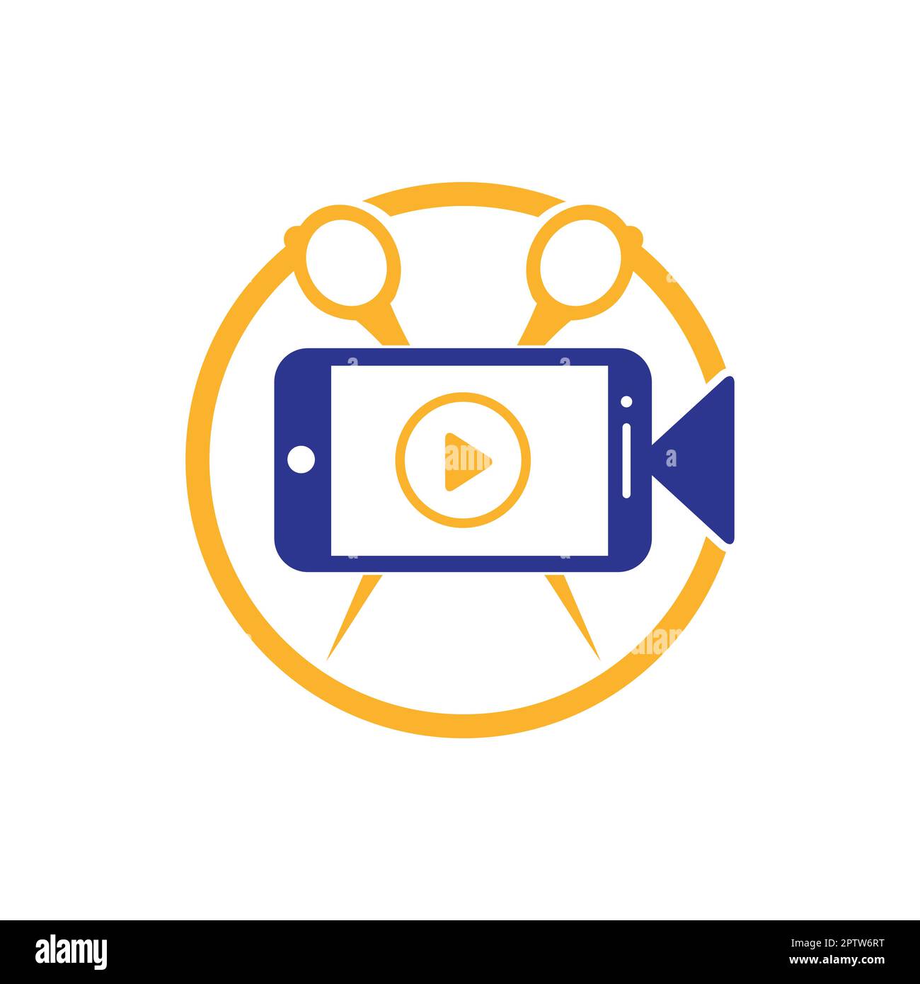 Movie film editor vector logo design. Video editing logo concept Stock ...