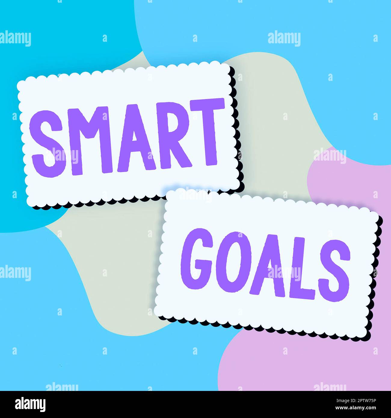 Text caption presenting Smart Goals, Business approach mnemonic used as ... Text caption presenting Smart Goals, Business approach mnemonic used as ...