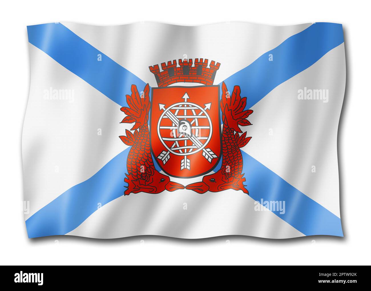 Rio city waving flag hi-res stock photography and images - Alamy