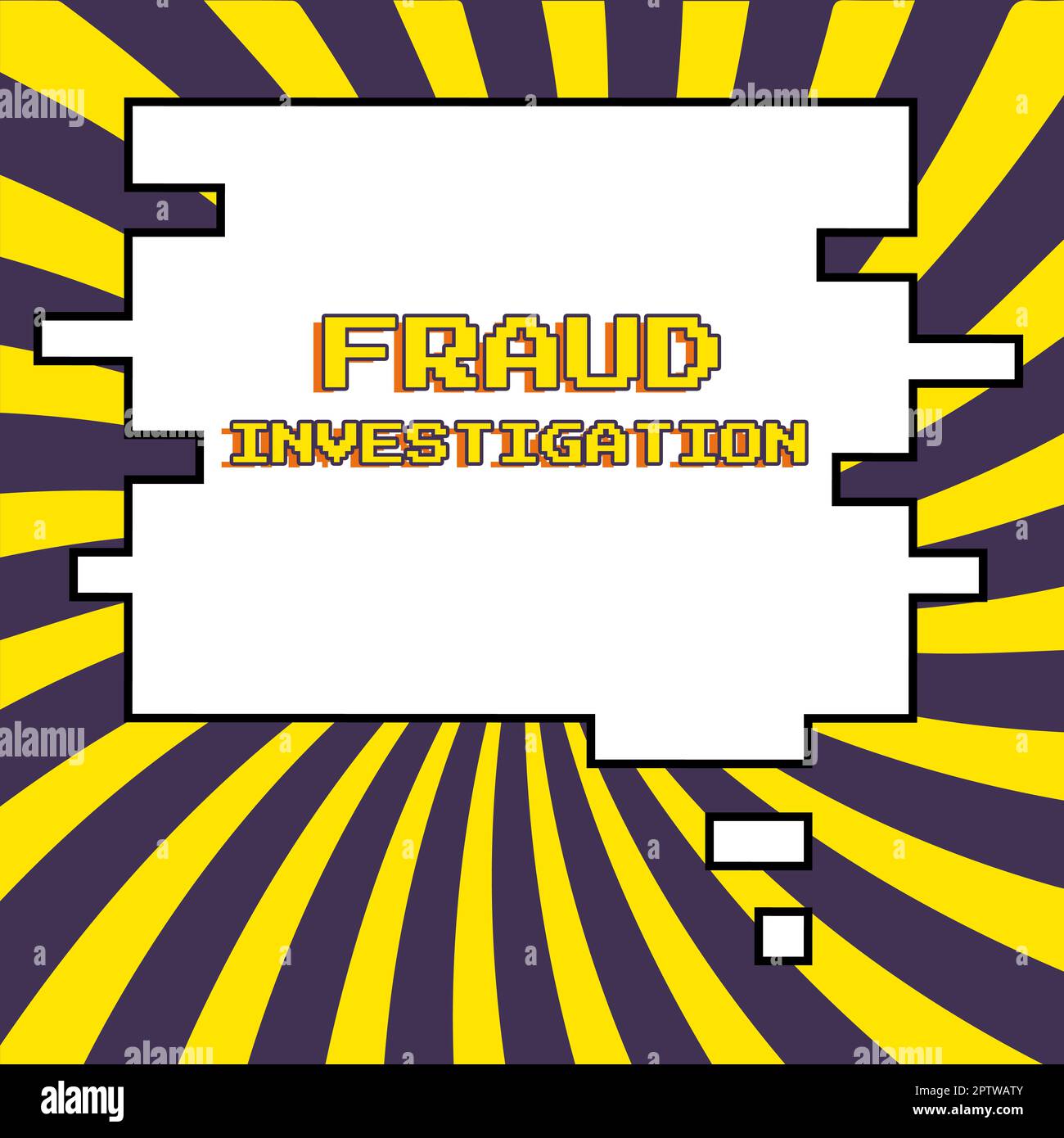 Writing displaying text Fraud Investigation, Internet Concept process ...