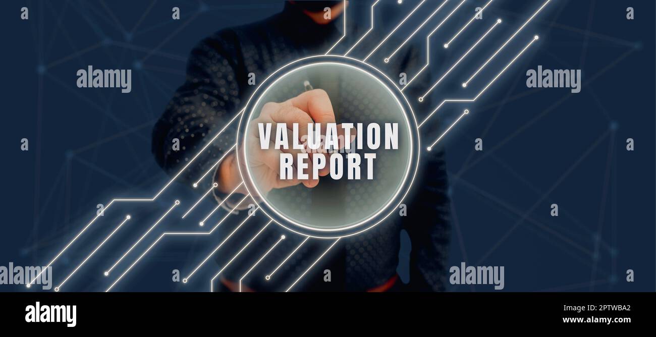 Writing Displaying Text Valuation Report Word For Process Of Determining The Current Worth Of