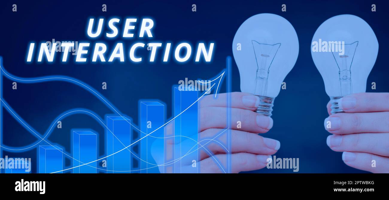Inspiration showing sign User Interaction, Conceptual photo how the ...