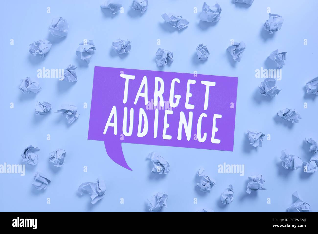 Sign displaying Target Audience, Business showcase intended group of ...