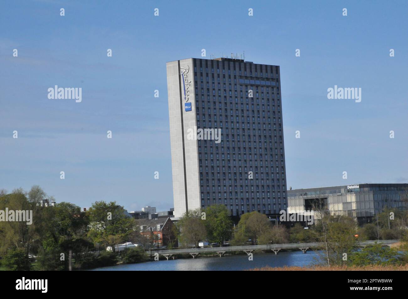 Copenhagen /Denmark/28 April 2023/View Radisson blu hotel on amager in ...