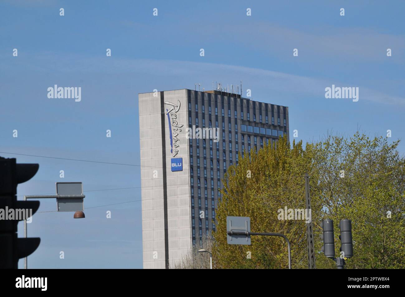 Copenhagen /Denmark/28 April 2023/View Radisson blu hotel on amager in ...