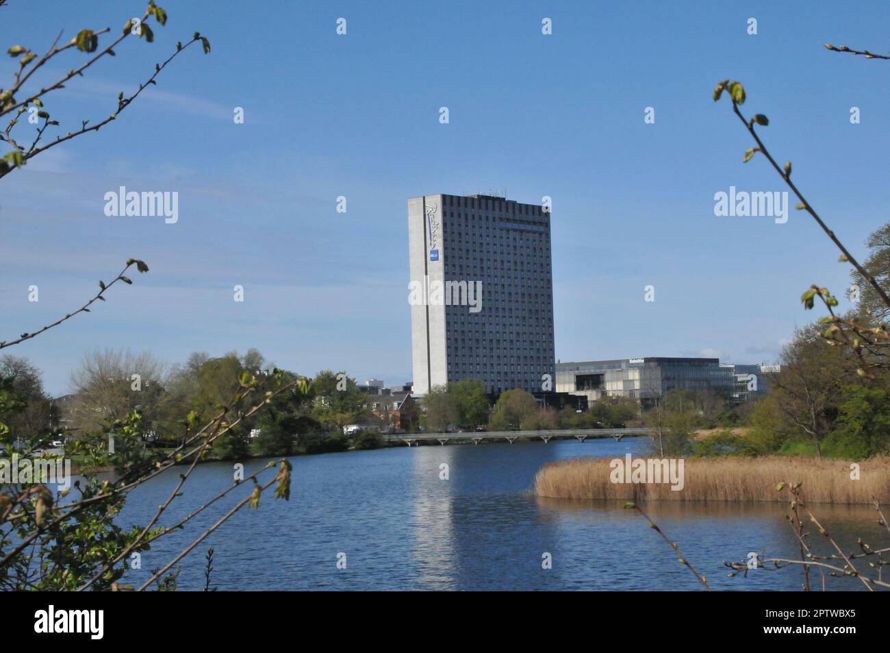 Copenhagen /Denmark/28 April 2023/View Radisson blu hotel on amager in ...