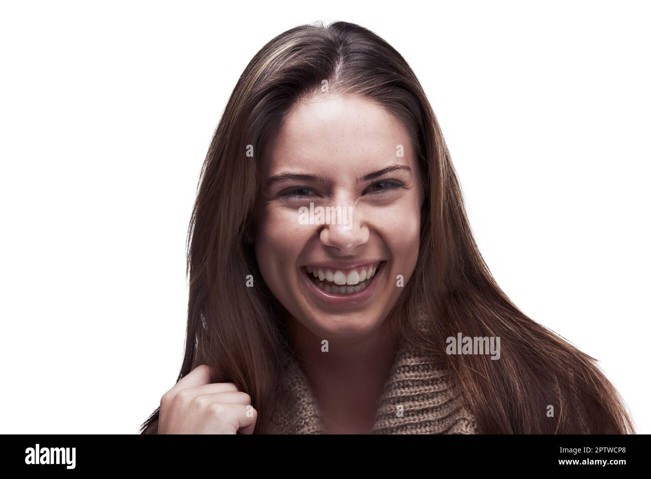 Skin thats softer than soft. Studio shot of a beautiful young woman ...