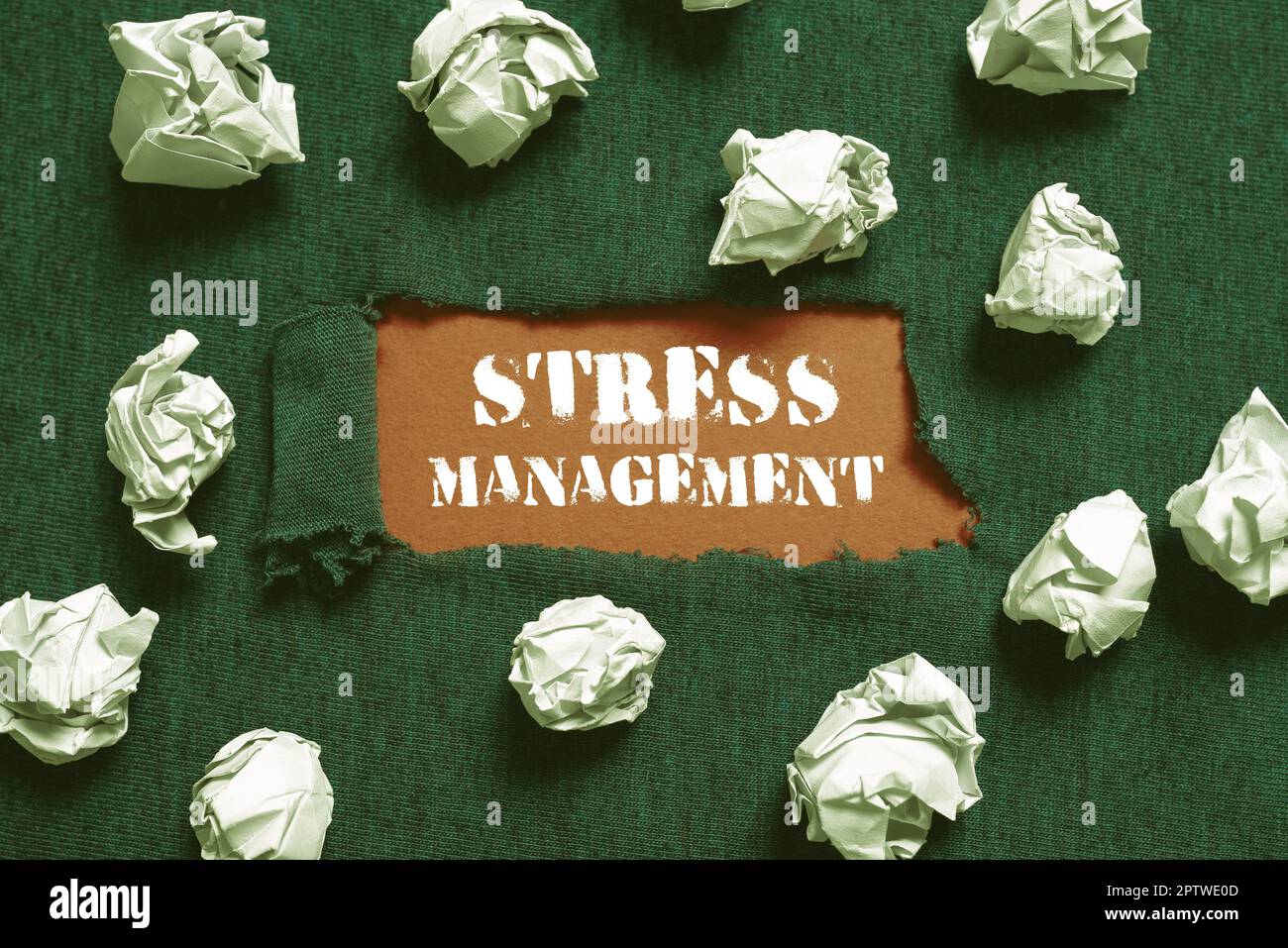 Text showing inspiration Stress Management, Concept meaning method of ...