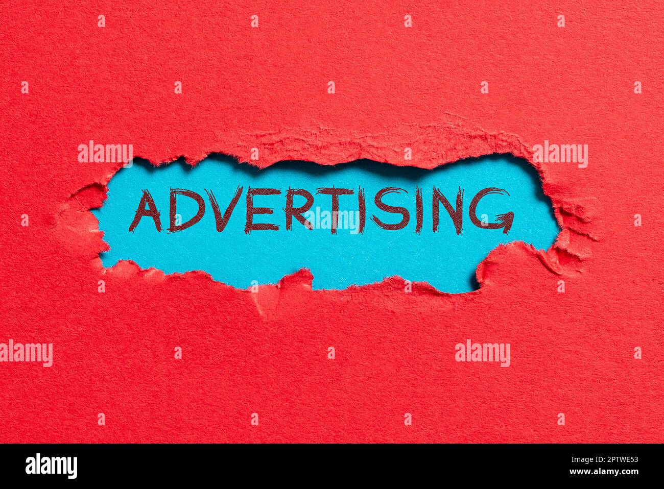 Text caption presenting Advertising, Conceptual photo action of calling ...