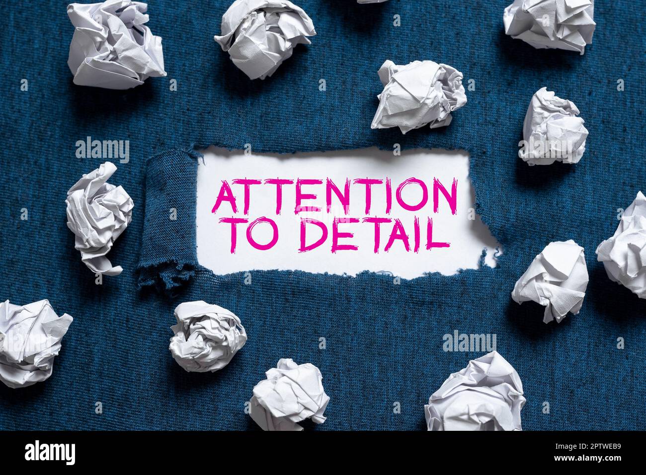 Text sign showing Attention To Detail, Word Written on Achieve ...