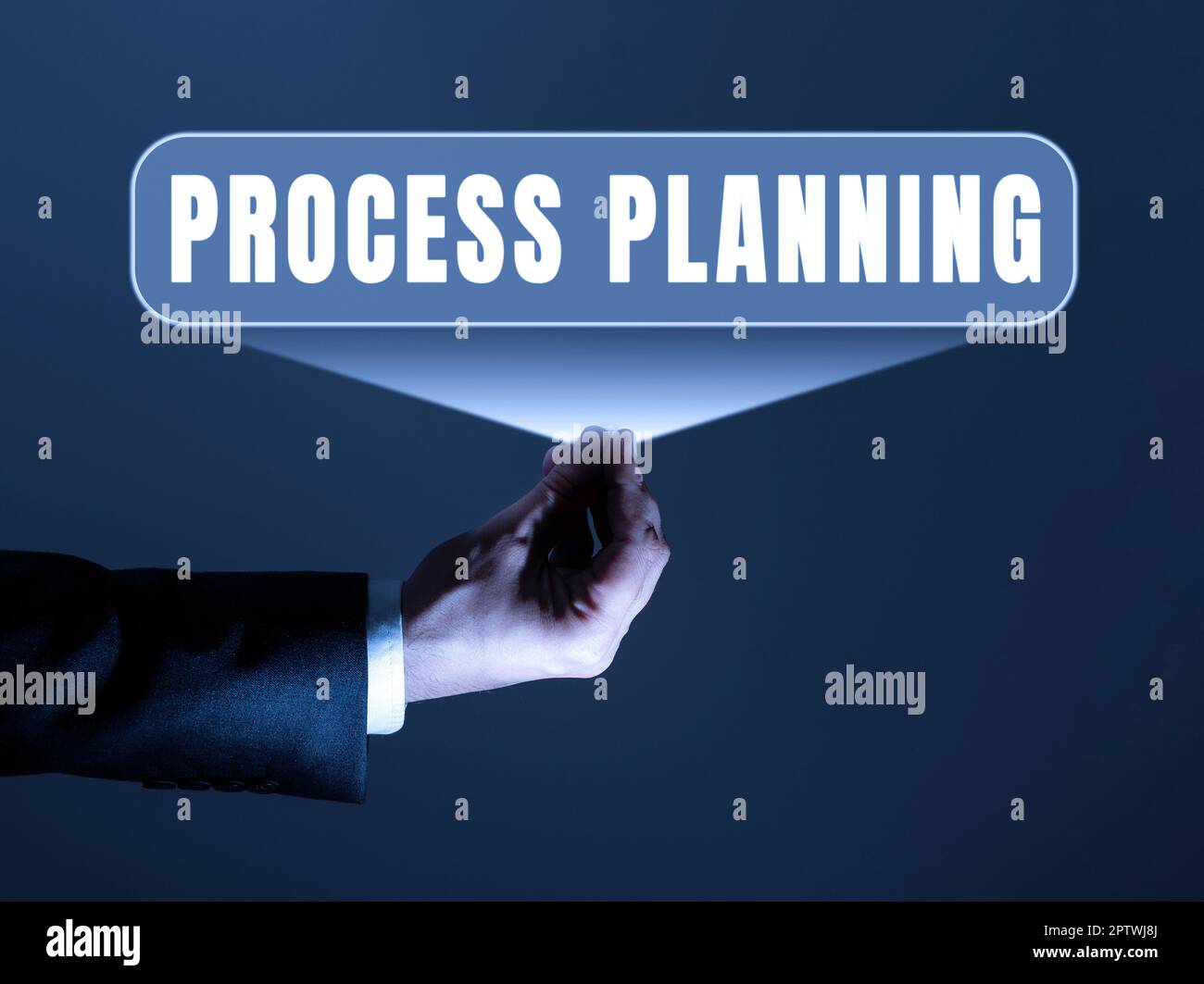 Hand writing sign Process Planning, Conceptual photo the development of ...