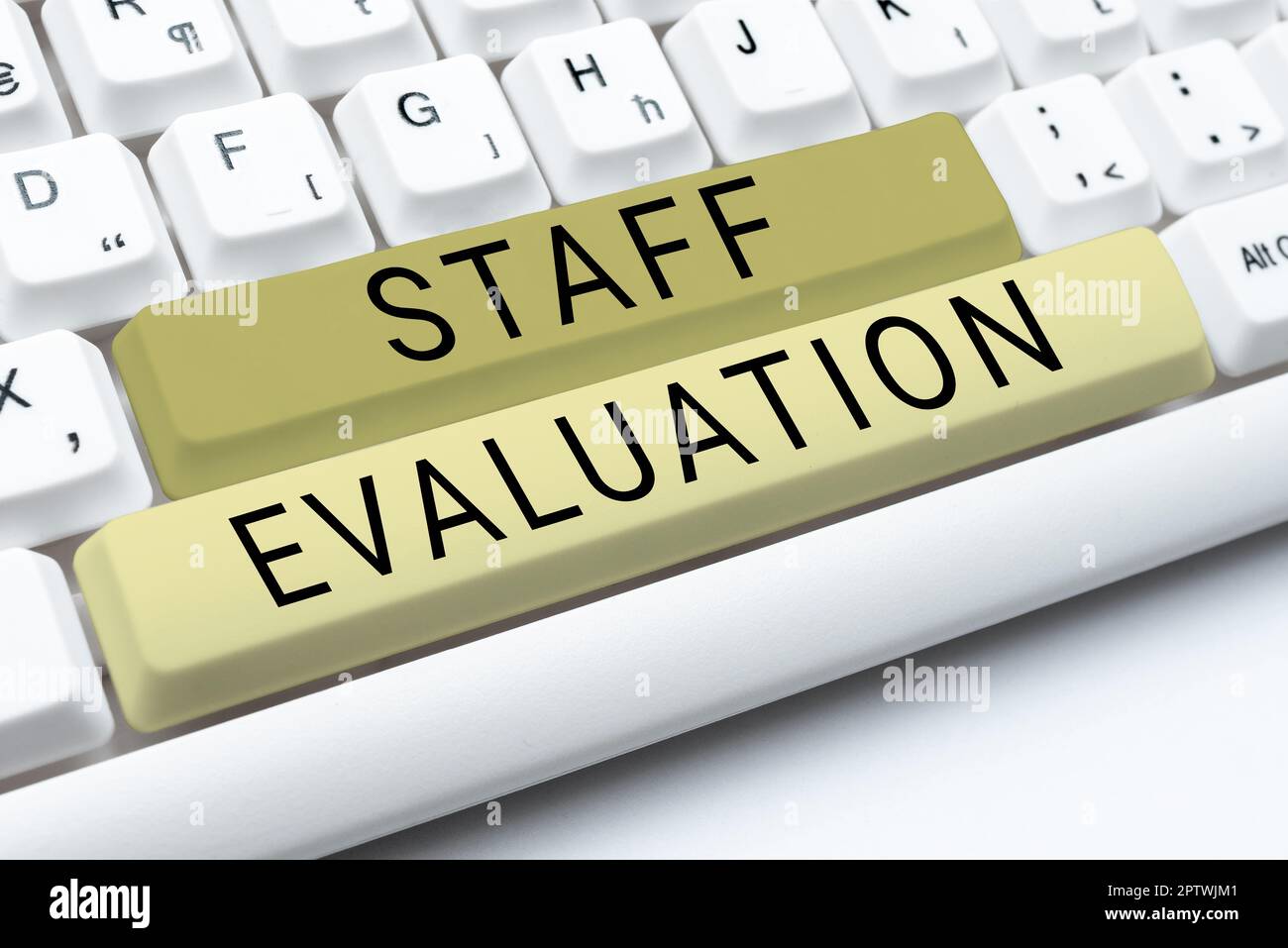 Inspiration showing sign Staff Evaluation, Business approach assessment ...