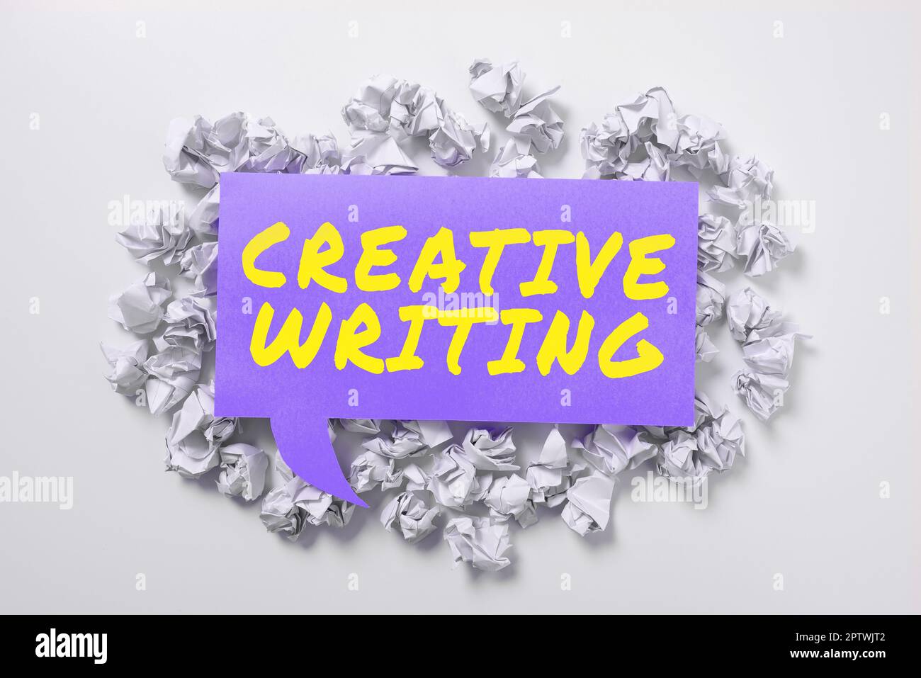 Conceptual caption Creative Writing, Internet Concept fiction or poetry ...