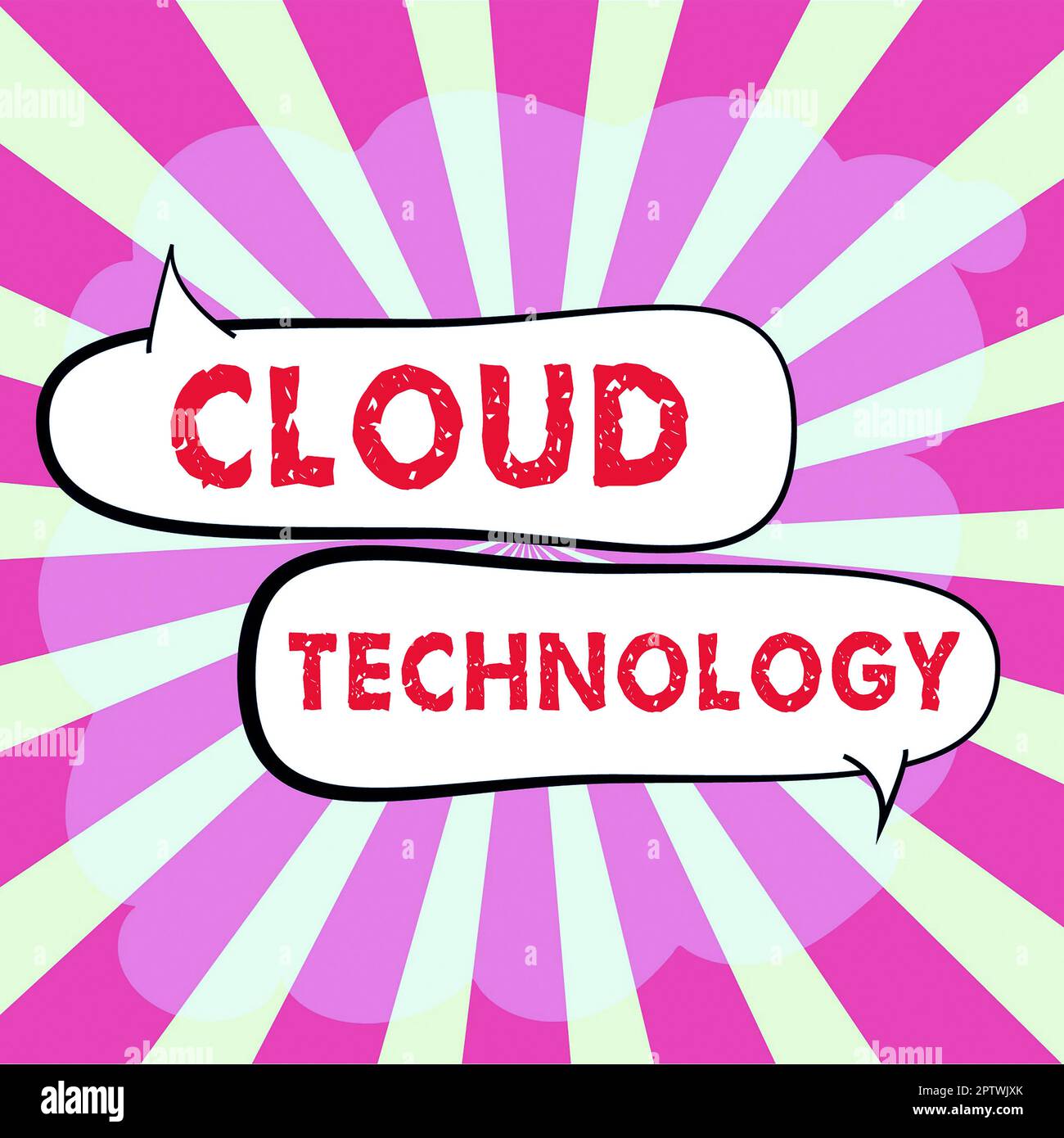 Sign displaying Cloud Technology, Concept meaning on demand ...