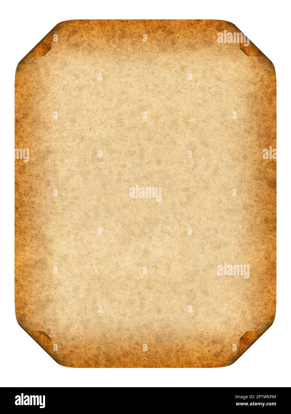 The corner of the paper is folded. Old abstract paper, weathered grunge ...
