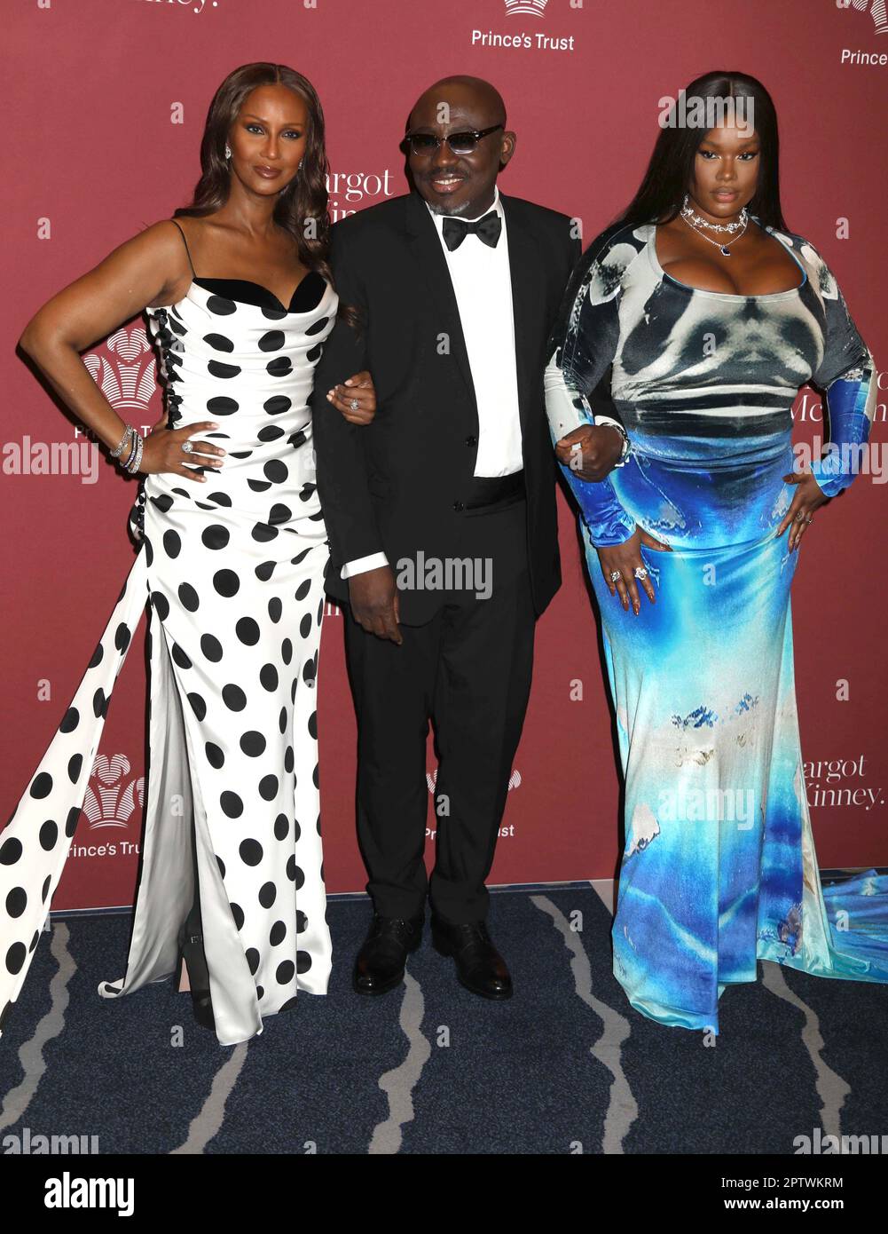 April 27, 2023, New York City, New York, USA: Model IMAN, EDWARD ...