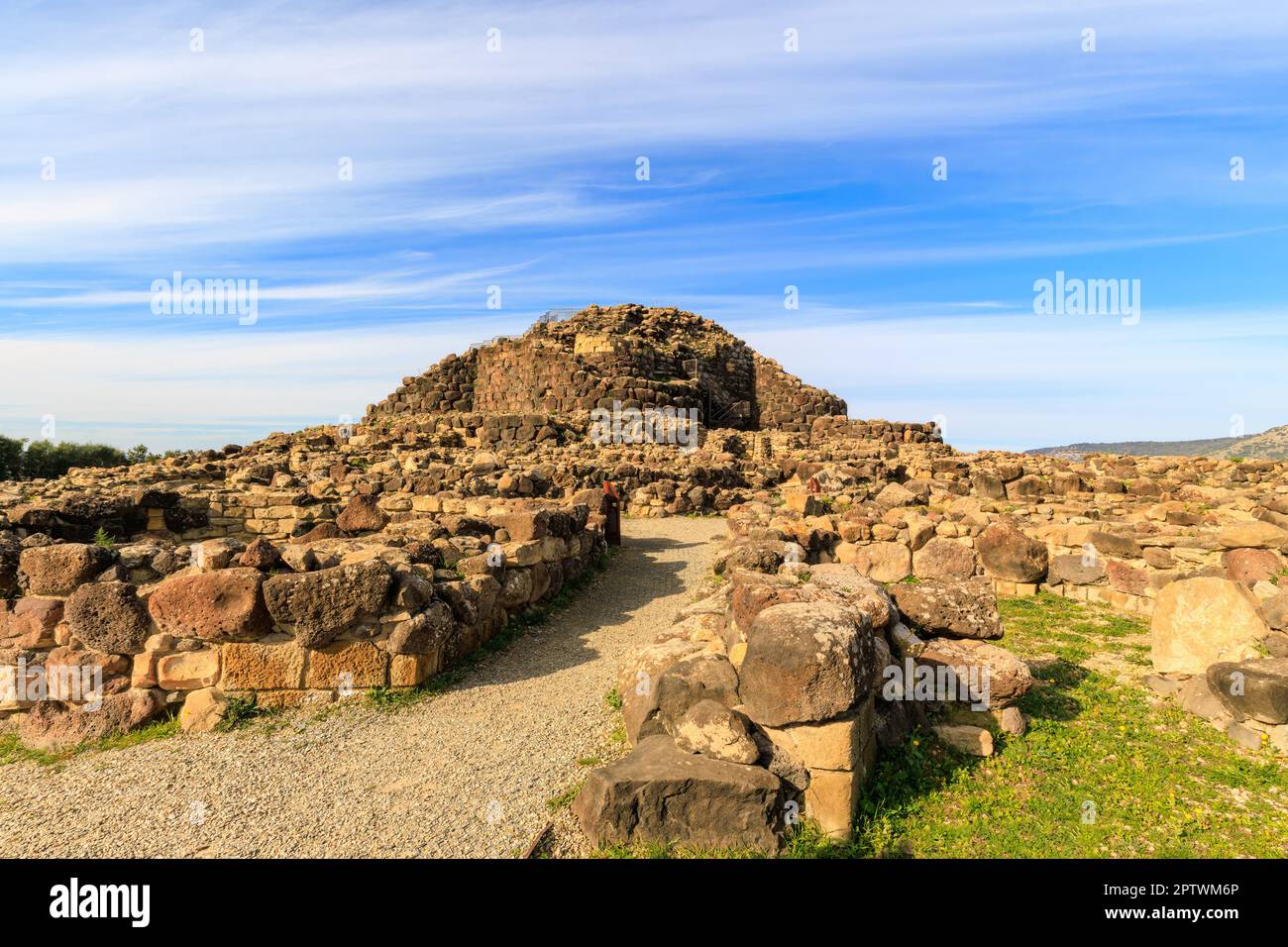 Su Nuraxi is a nuragic archaeological site in Barumini, Sardinia, Italy ...