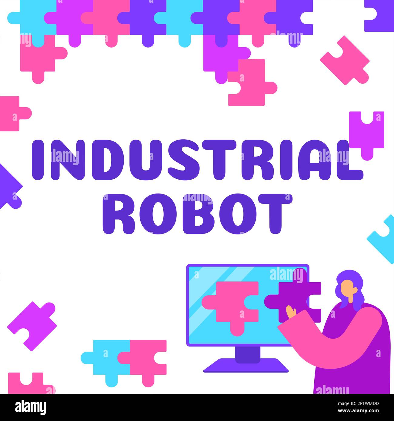 Conceptual caption Industrial Robot, Business overview robotic ...