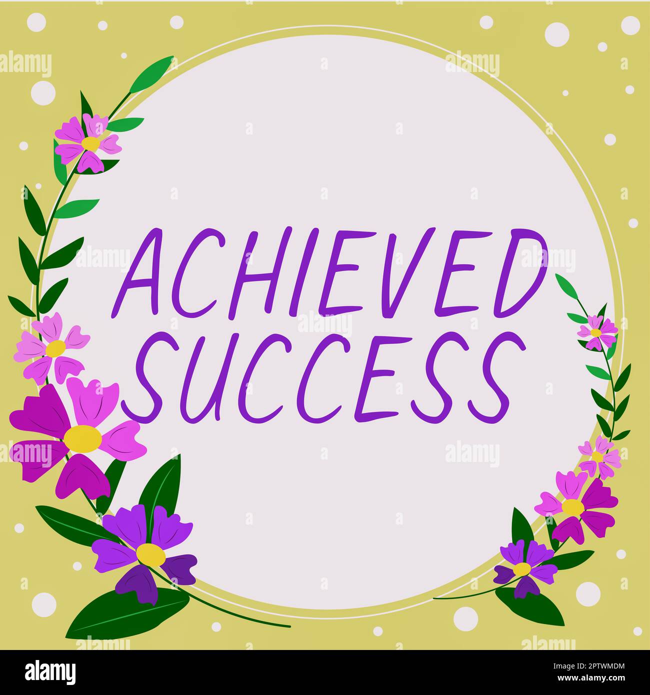 Hand writing sign Achieved Success, Business showcase the achievement ...