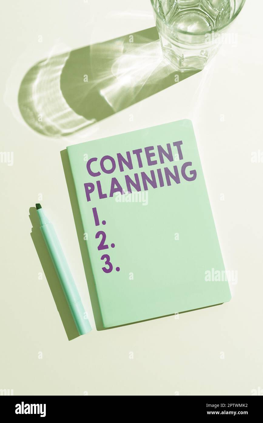 Conceptual caption Content Planning, Word for establish a fluid ...