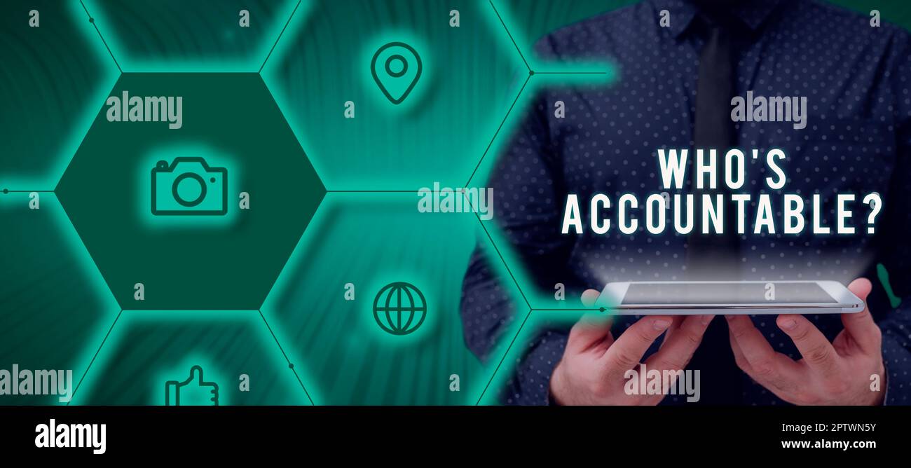 Who is accountable hi-res stock photography and images - Alamy
