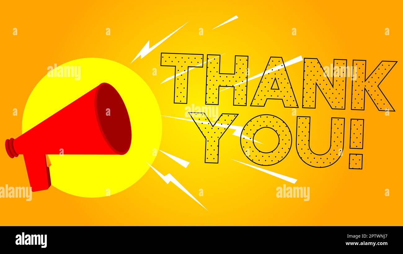 Cartoon thank you hi-res stock photography and images - Alamy