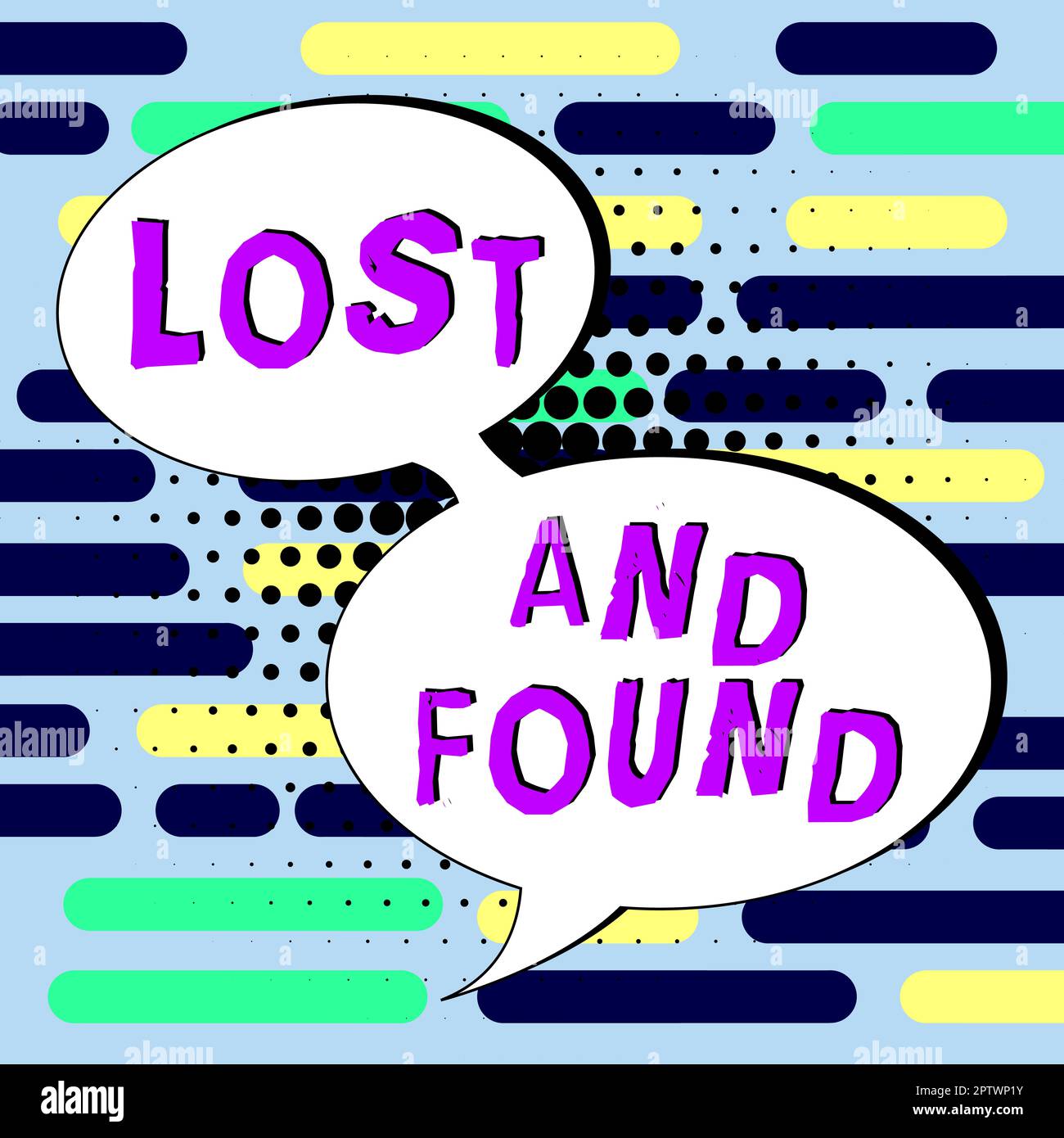 Hand writing sign Lost And Found, Word Written on Place where you can ...