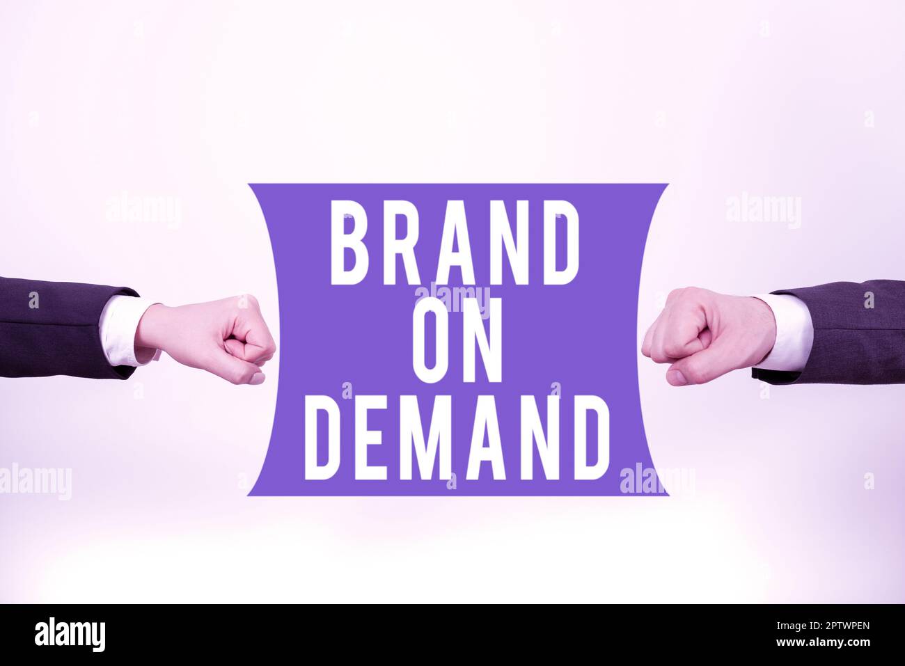 Text caption presenting Brand On Demand, Business idea Intelligence ... Text caption presenting Brand On Demand, Business idea Intelligence ...